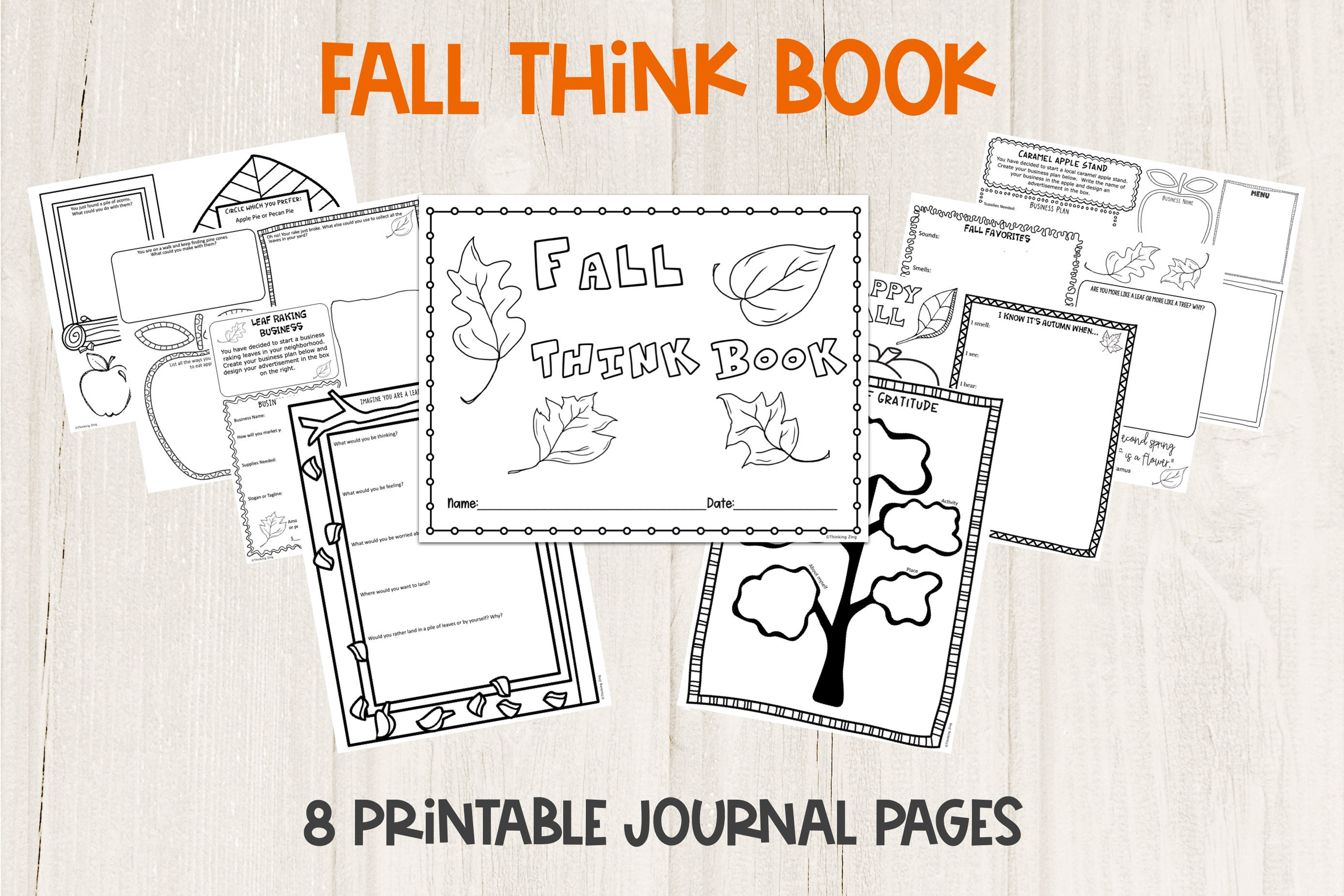 Printable Guided Journal for Kids - Activity Pages for Inspiring ...