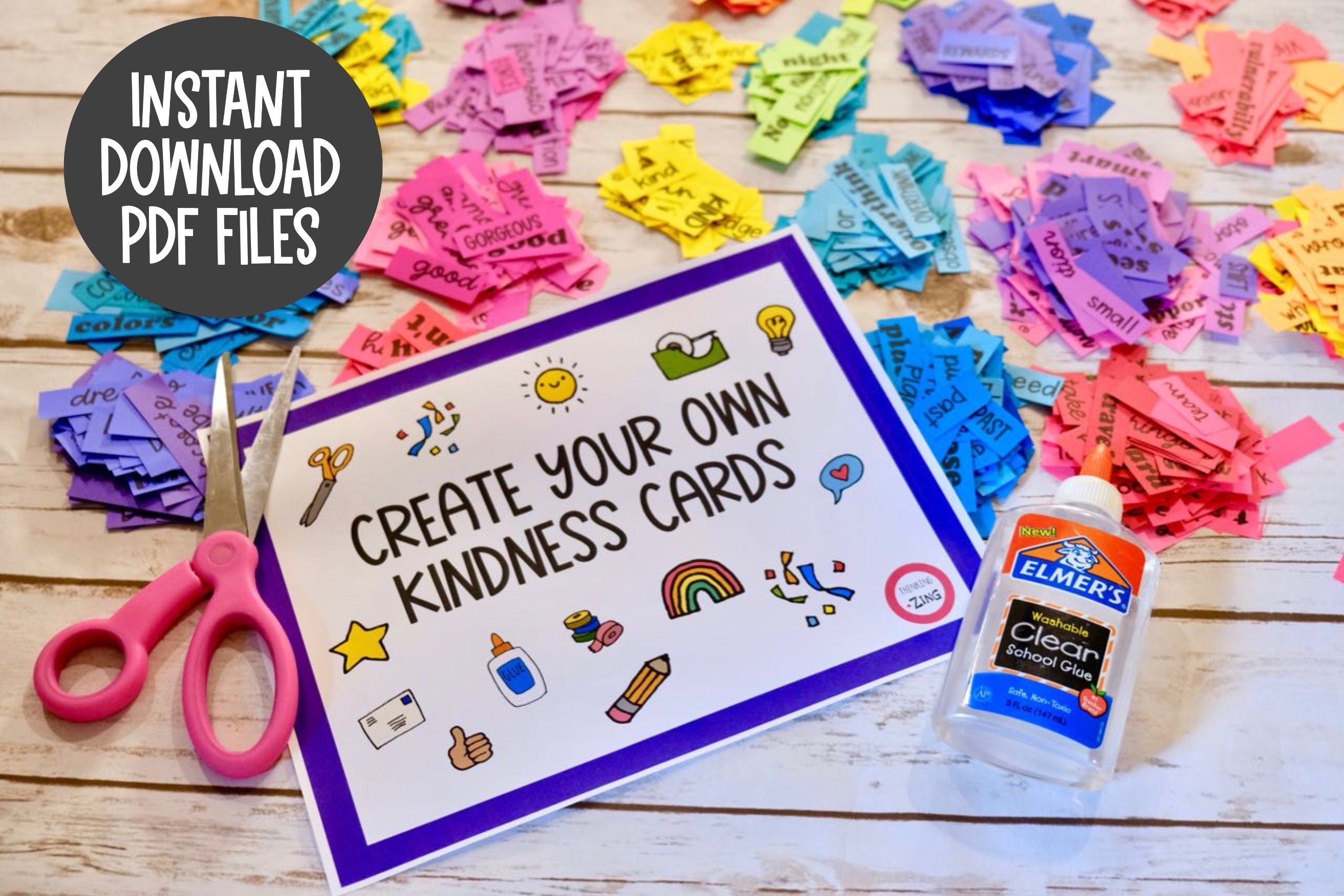 Make Your Own Kindness Cards- Kindness Project -family Craft ...