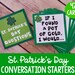 St. Patrick's Day Conversation Starters - Printable Instant Download - Etsy
