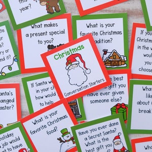 Holiday Bundle of Conversation Starters for Families - Printable ...