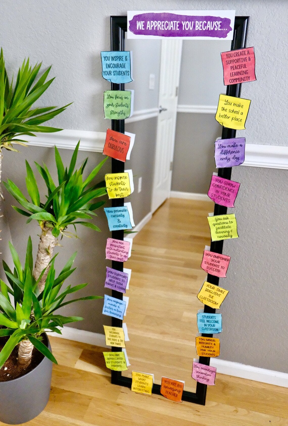 Teacher Appreciation Gift Printable-teacher Week Thank You Gift ...