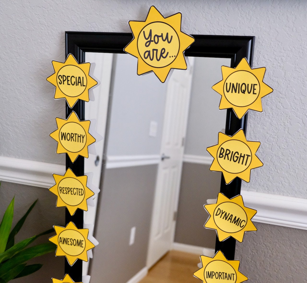 Sunshine Affirmation Station - Teacher Classroom Decor - Student ...