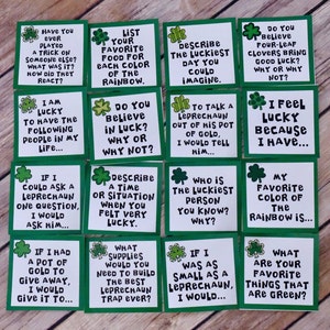St. Patrick's Day Conversation Starters - Printable Instant Download - Etsy