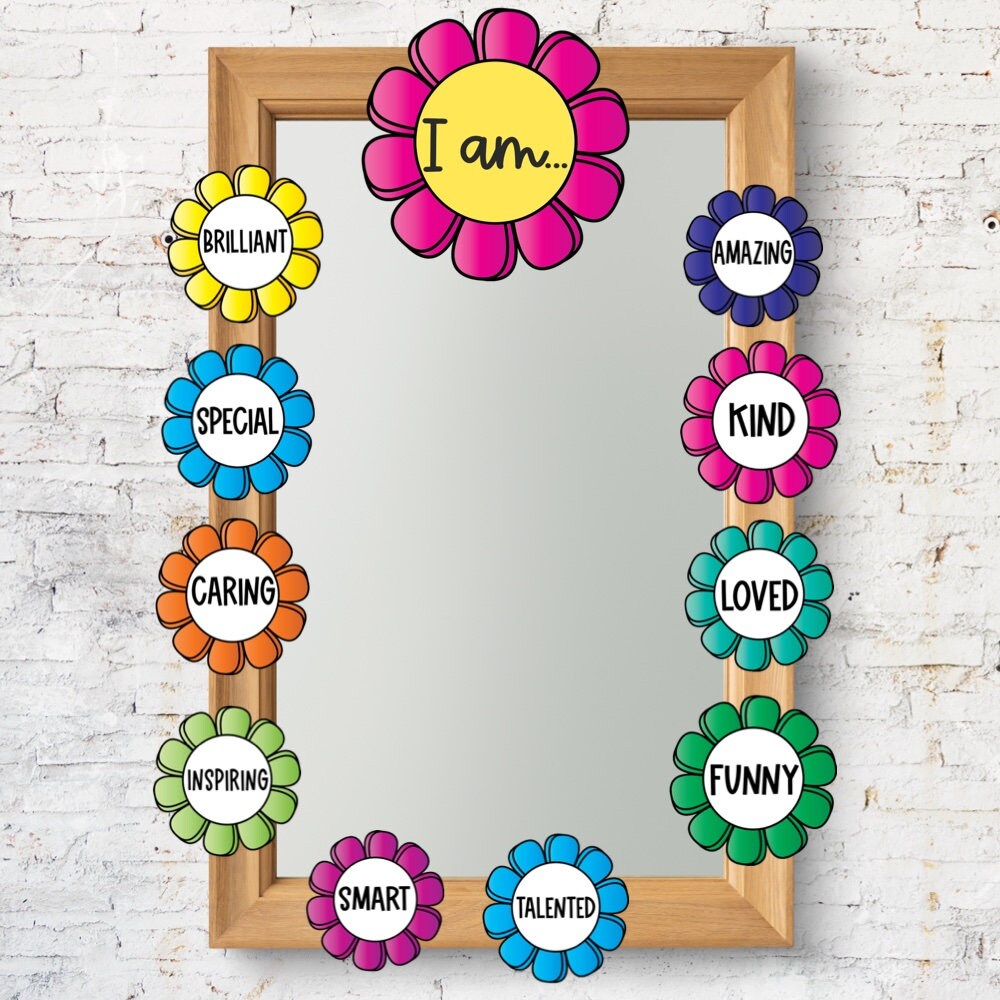 Flower Affirmation Station - Teacher Classroom Decor - Student ...
