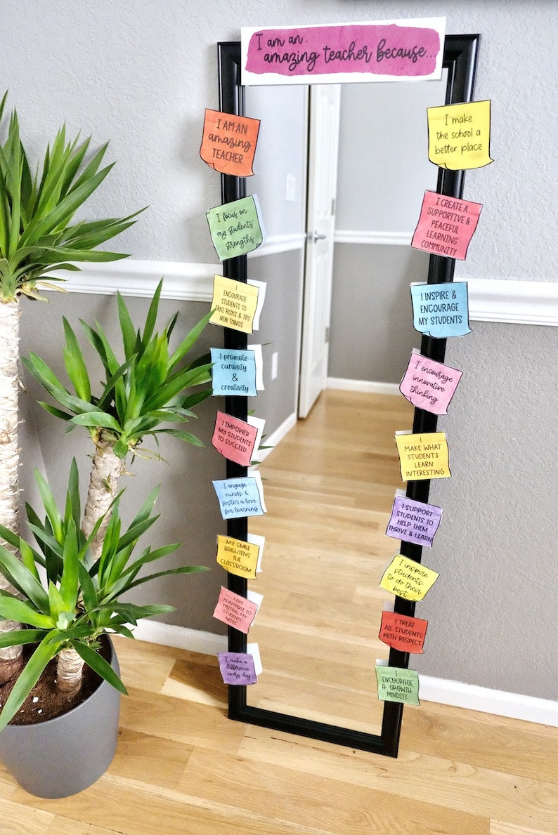 Teacher Affirmation Station Printable: Appreciation Decor (digital ...
