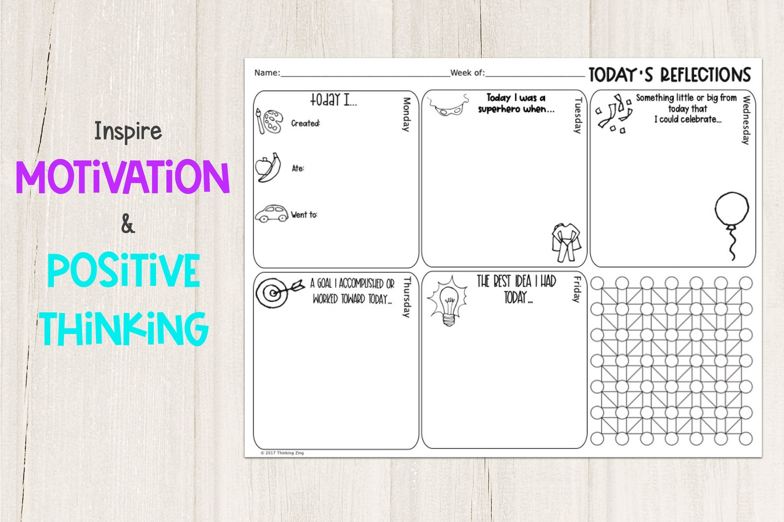 Guided Journal Pages for Kids - Student Reflections - Journal Prompts ...