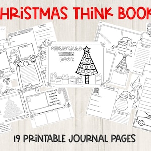 Christmas Journal for Kids Printable Activity Pages for Inspiring ...
