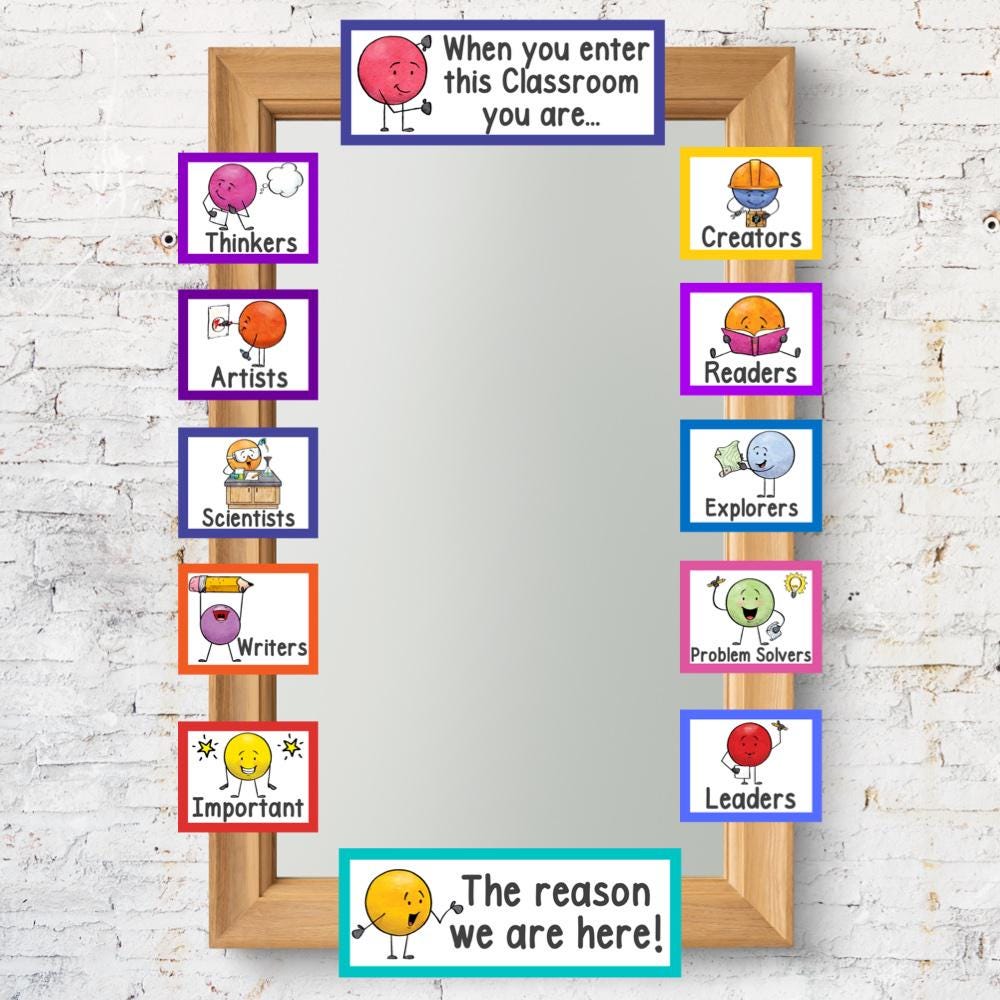 In This Classroom - Classroom Decoration - Bulletin Board -student ...