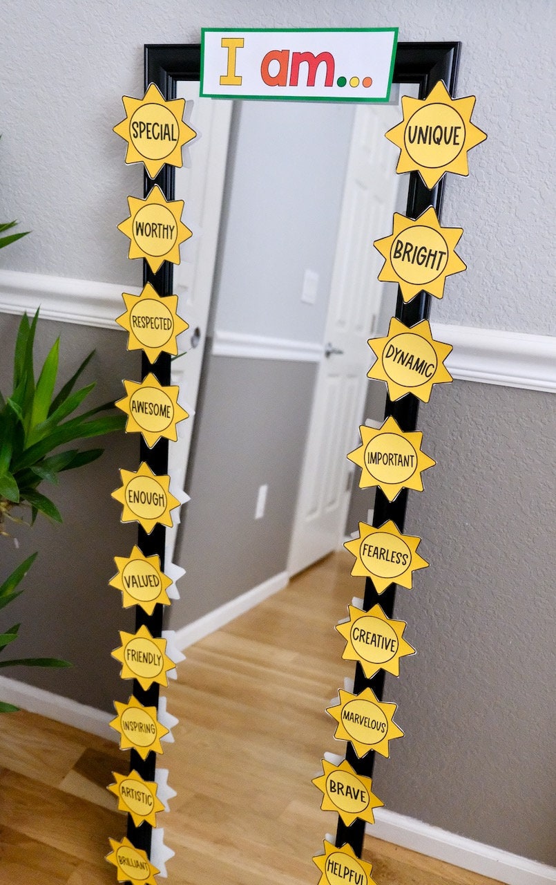 Sunshine Affirmation Station - Teacher Classroom Decor - Student ...