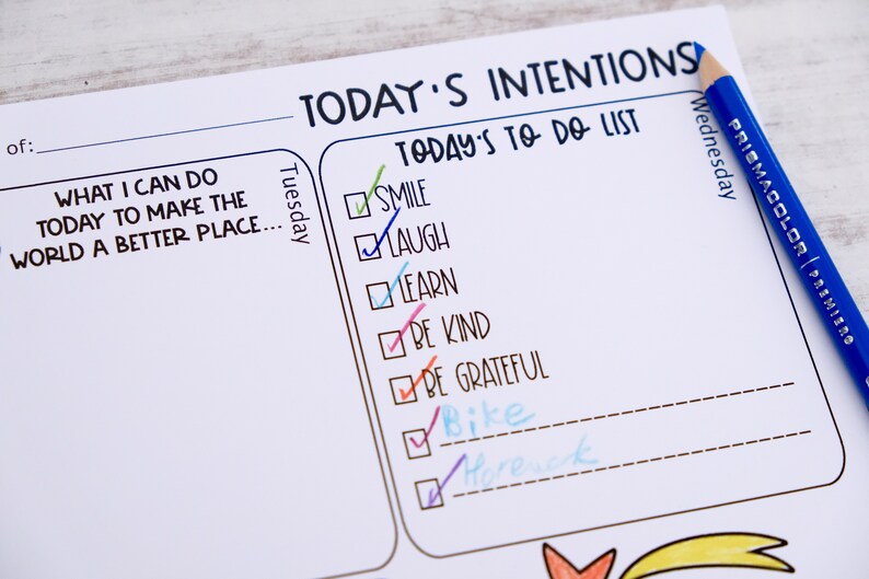 Reflection Journal, Daily Intentions, Mindfulness Journal, Kids ...