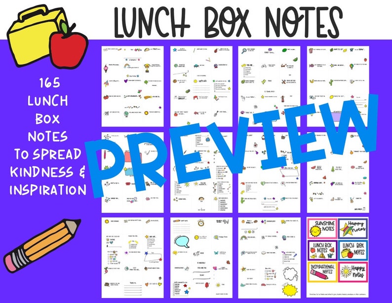 Kindness Lunch Box Notes: Printable Cards (digital Download) - Etsy