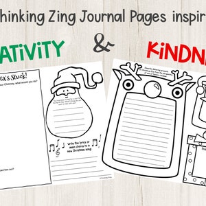 Christmas Journal for Kids Printable Activity Pages for Inspiring ...