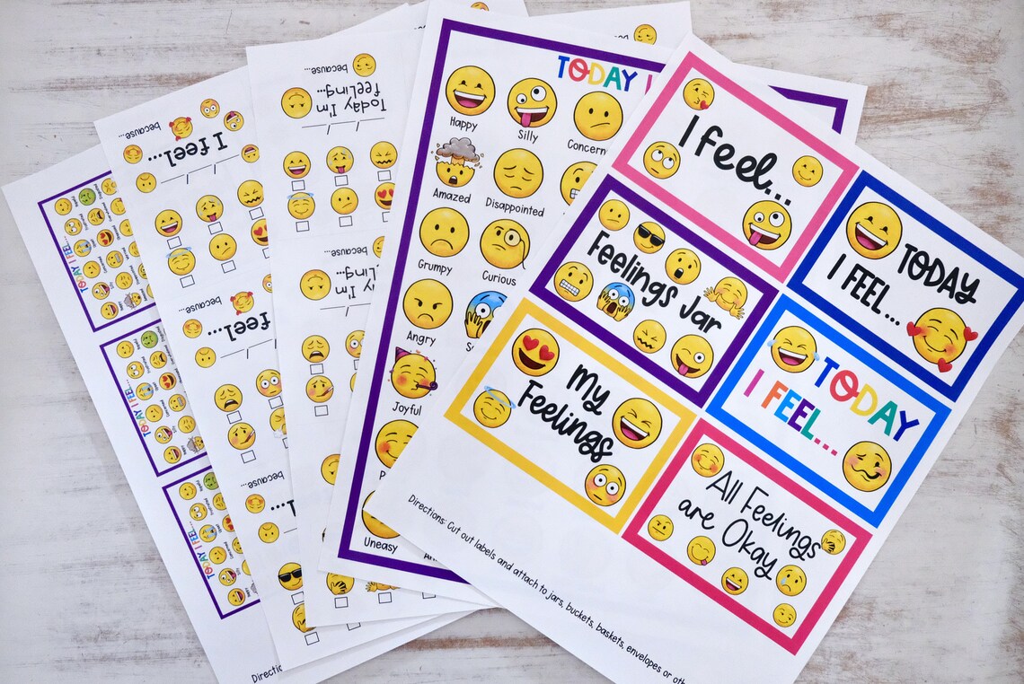 Feelings Jar, Kids Daily Reflection, Feelings Chart, Emotions Chart ...