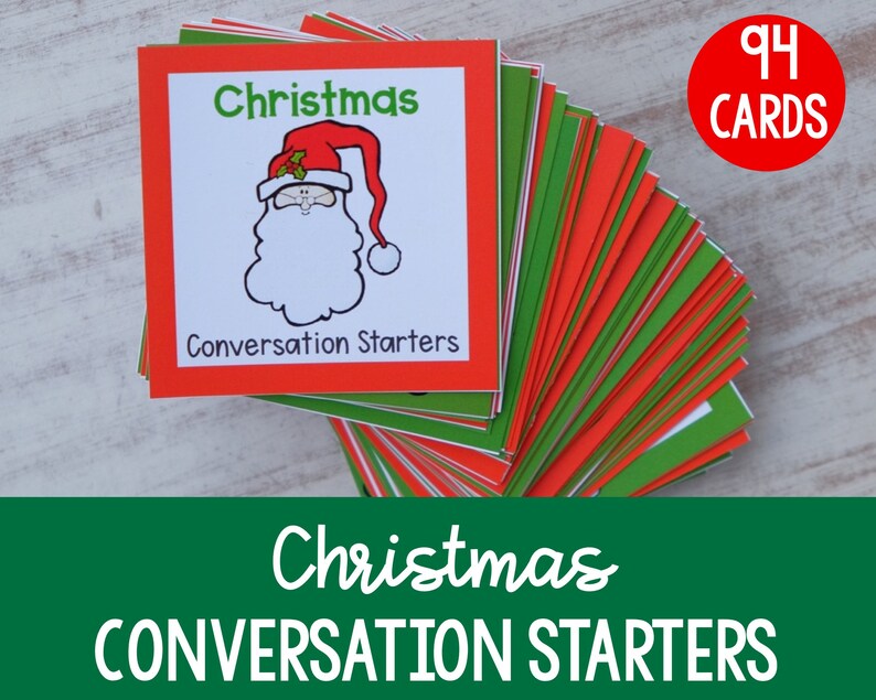 Christmas Conversation Starters for Families and Friends - Christmas ...