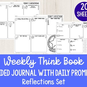 Guided Journal Pages for Kids Student Reflections Journal Prompts for ...