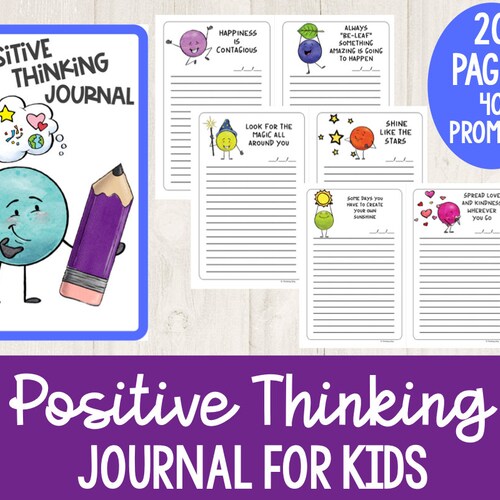 Affirmation Journal for Kids Mindfulness and Positivity - Etsy