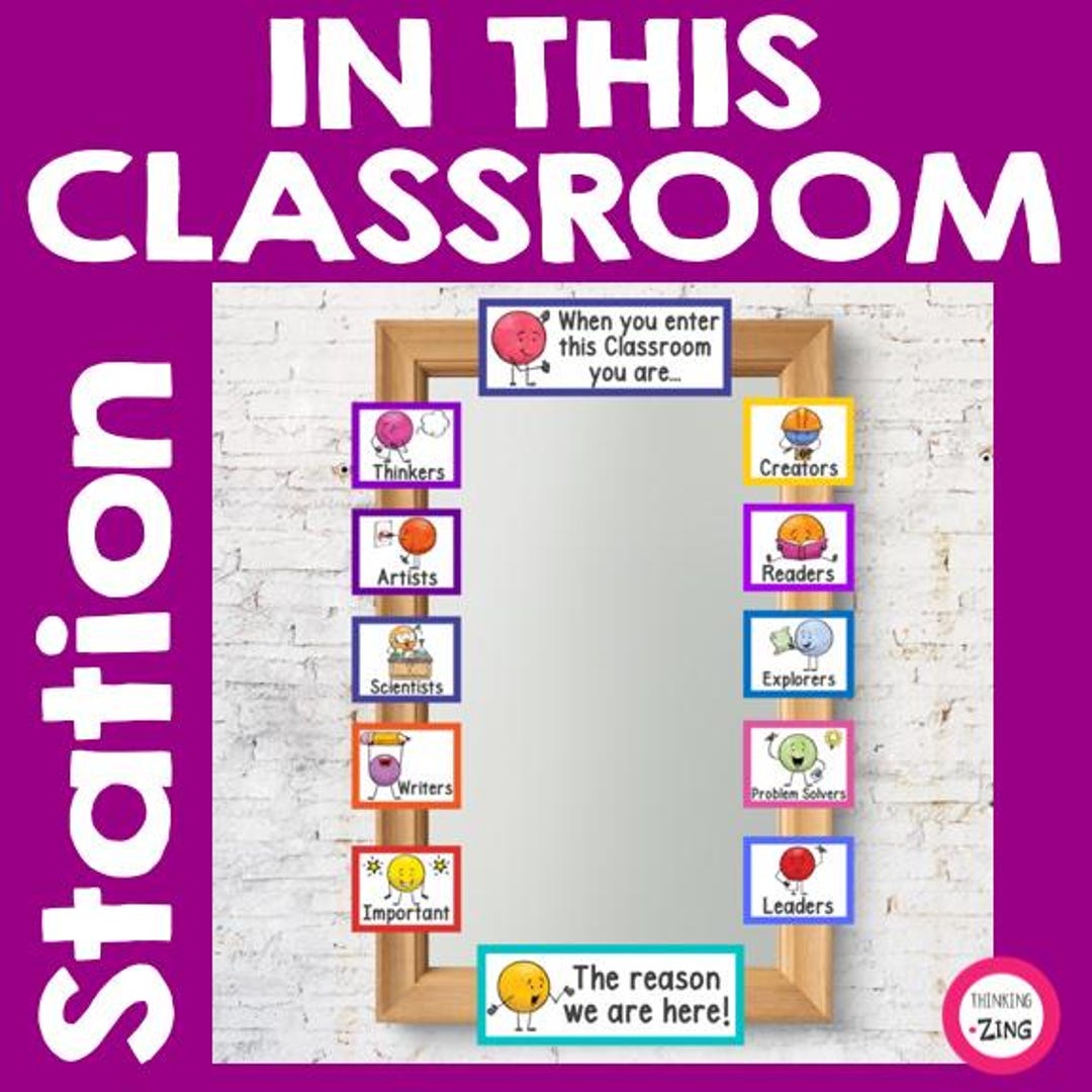 In This Classroom - Classroom Decoration - Bulletin Board -student ...