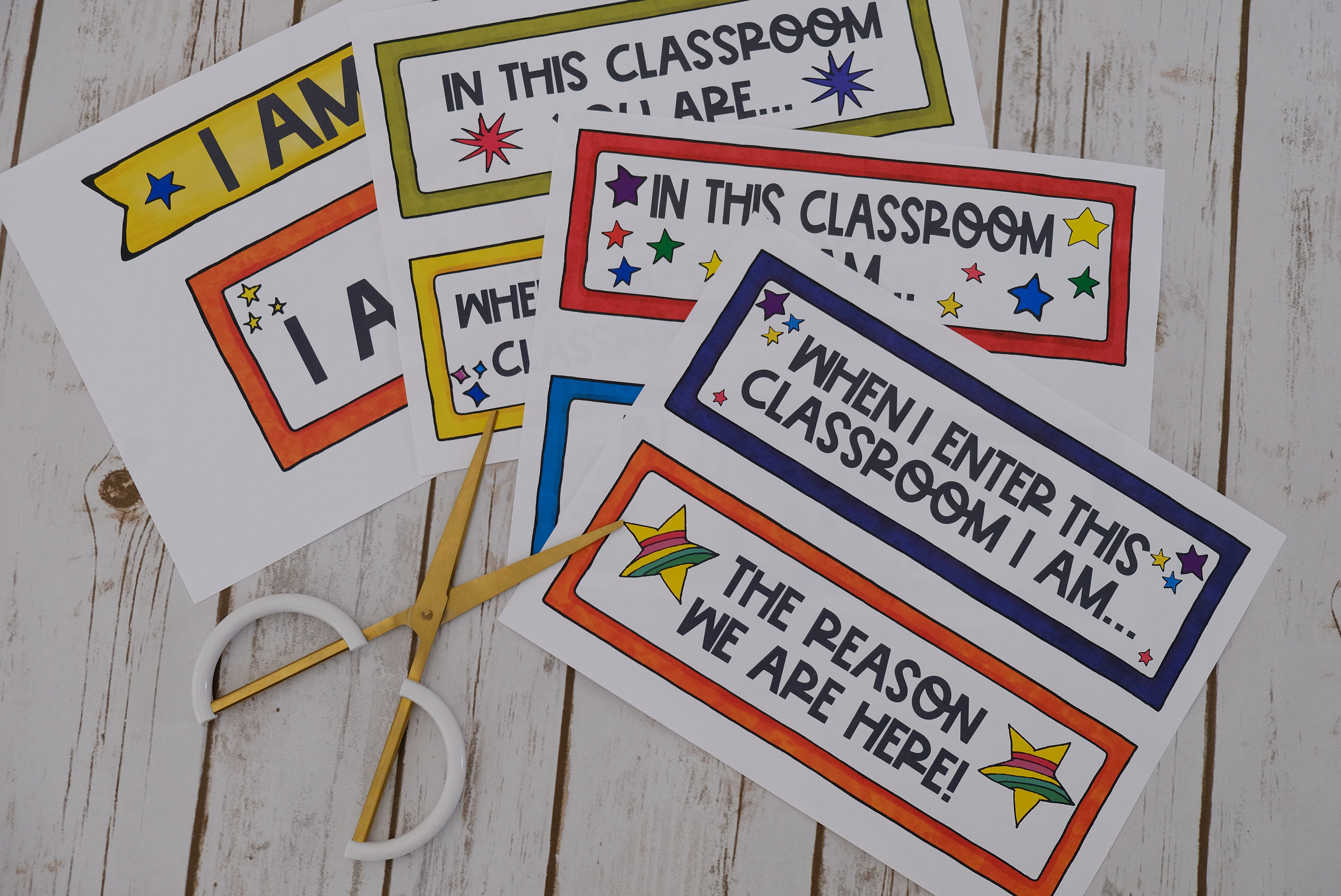 In This Classroom - Classroom Decoration - Bulletin Board -student ...