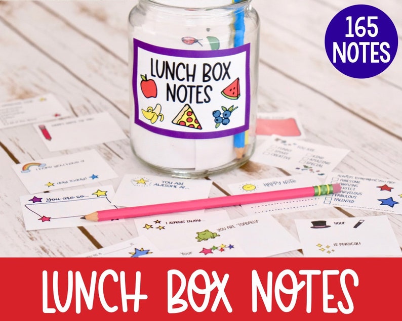 Lunch Box Notes Kindness Cards Family Notes Printable - Etsy