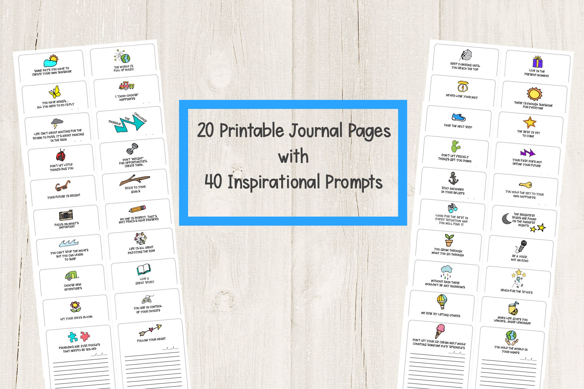 Positive Thinking Journaling Pages for Kids - Reflection and ...