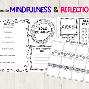 Printable New Year's Journal for Kids Guided Activity Pages for ...