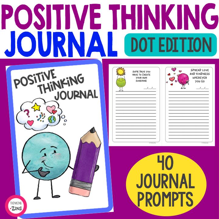 Printable Positive Thinking Journal for Kids - Reflection and ...