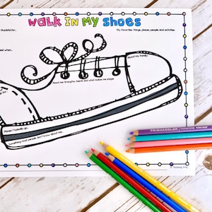 Self-reflection Activity: Walk in My Shoes - Empathy & Kindness (PDF ...