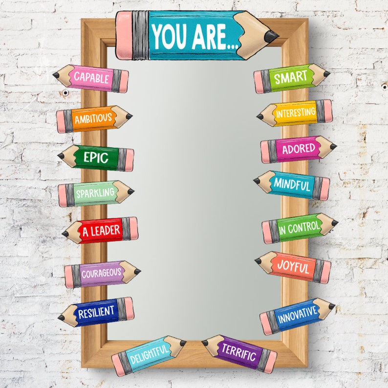 Student Affirmation Station Mirror: Classroom Decor (printable) - Etsy