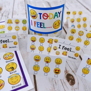 Feelings Jar, Kids Daily Reflection, Feelings Chart, Emotions Chart ...