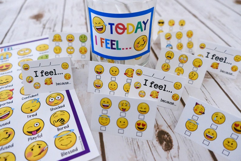 Feelings Jar, Kids Daily Reflection, Feelings Chart, Emotions Chart ...