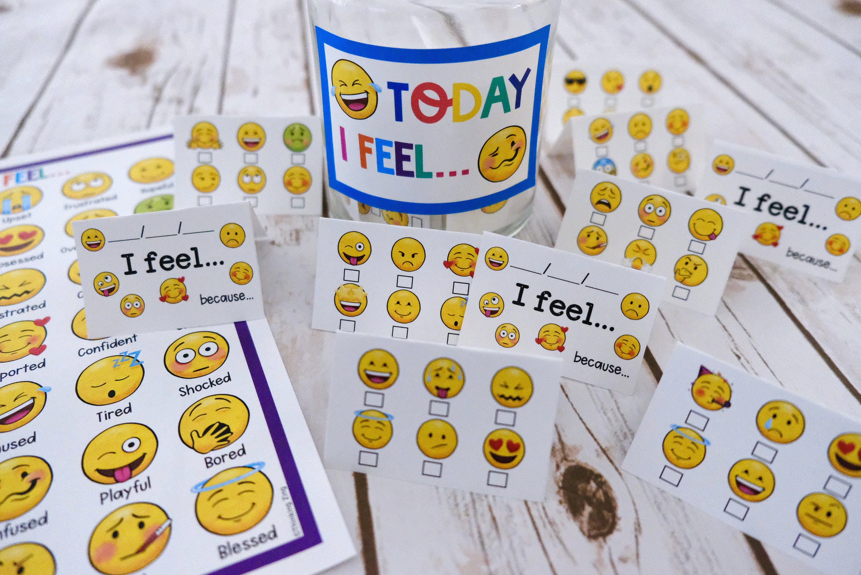 Feelings Jar, Kids Daily Reflection, Feelings Chart, Emotions Chart ...