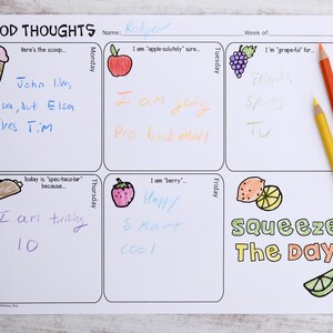 Kids Guided Journal: Themed Daily Prompts, Set 2 (digital Download) - Etsy