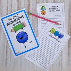 Affirmation Journal for Kids, Mindfulness and Positivity Affirmations ...
