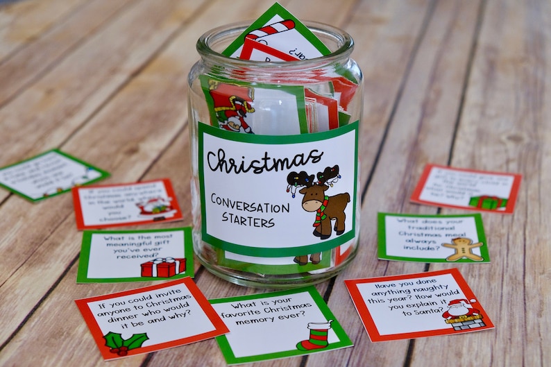 Christmas Conversation Starters for Families and Friends - Christmas ...