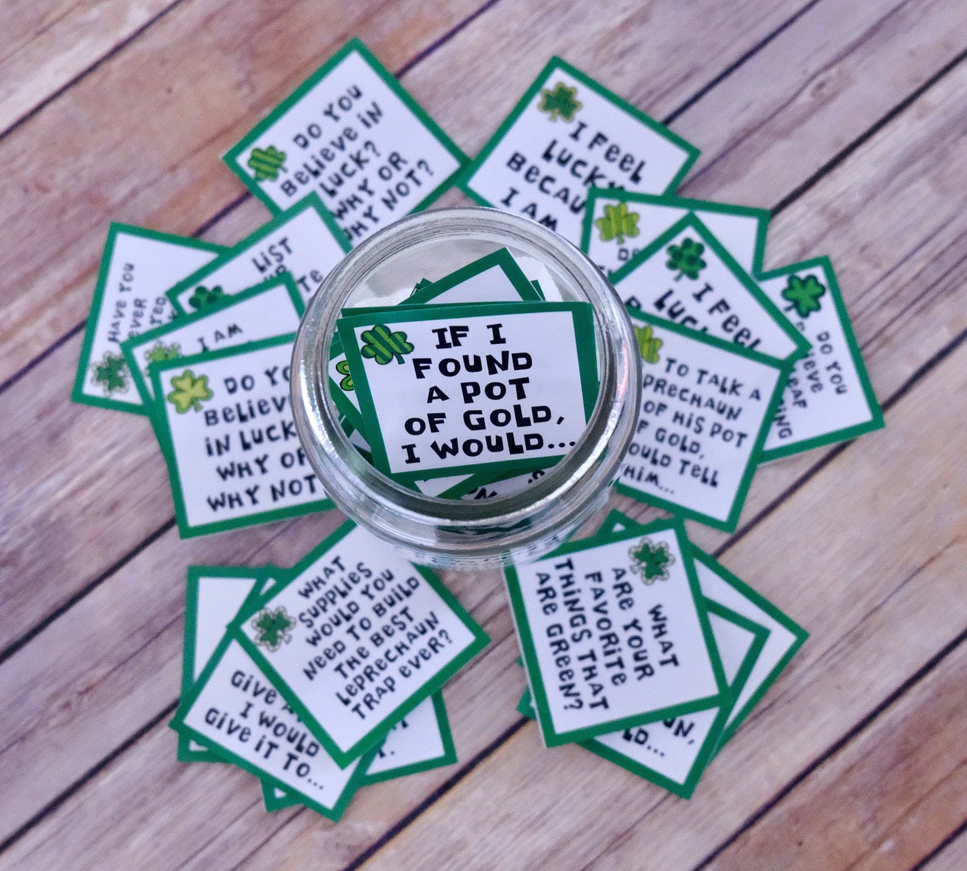 St. Patrick's Day Conversation Starters - Printable Instant Download - Etsy