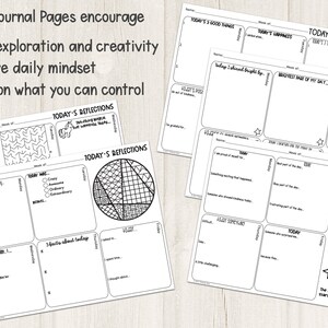 Guided Journal Pages for Kids - Student Reflections - Journal Prompts ...