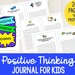 Positive Thinking Journal for Kids Reflection and Mindfulness Printable ...