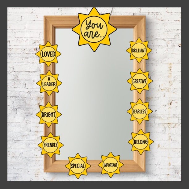 Sunshine Affirmation Station - Teacher Classroom Decor - Student ...