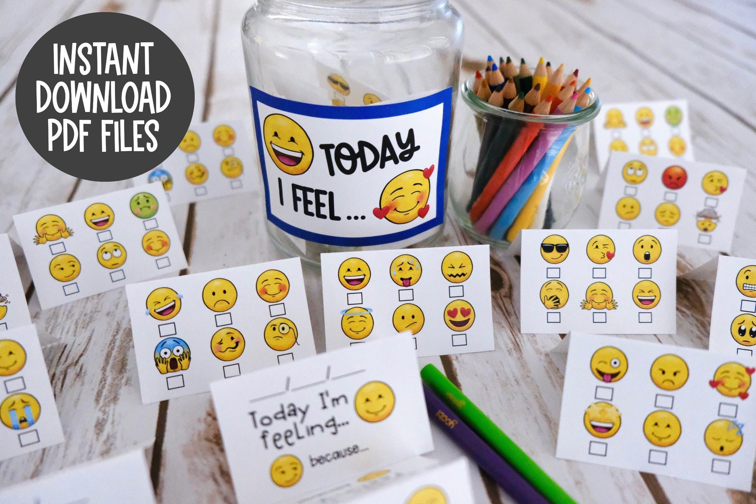 Feelings Jar, Kids Daily Reflection, Feelings Chart, Emotions Chart ...