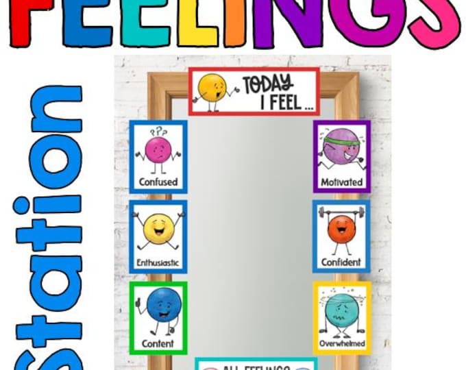 Feelings Emotions Coping Skills Printable Poster Bundle Handouts for ...