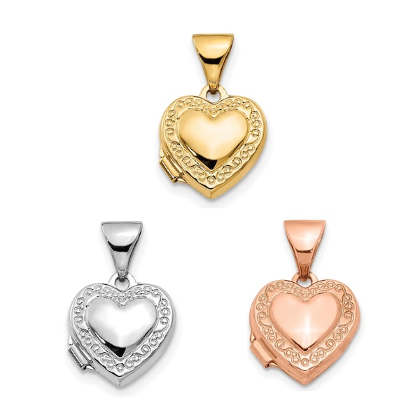 Gold Heart Locket - Etsy