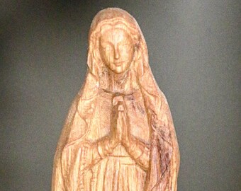 Virgin Mary Statue Miniature - Etsy