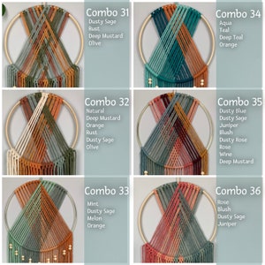 Macrame Hoop Wall Hanging Custom Macrame Boho Decor - Etsy