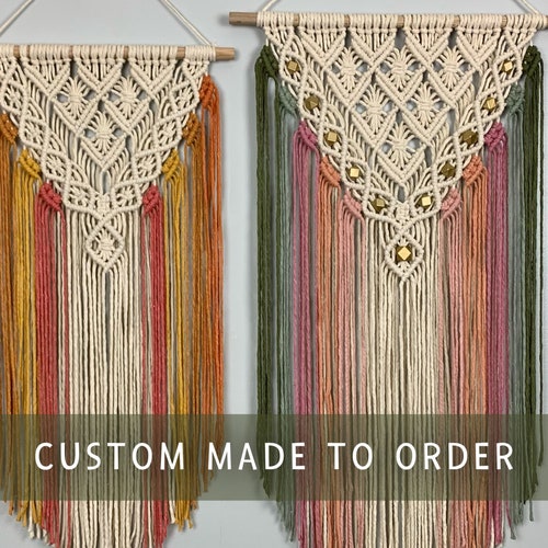 Macrame Wall Hanging Boho Decor Macrame Decor Modern - Etsy