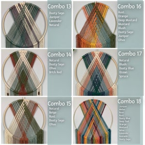 Macrame Hoop Wall Hanging Custom Macrame Boho Decor - Etsy