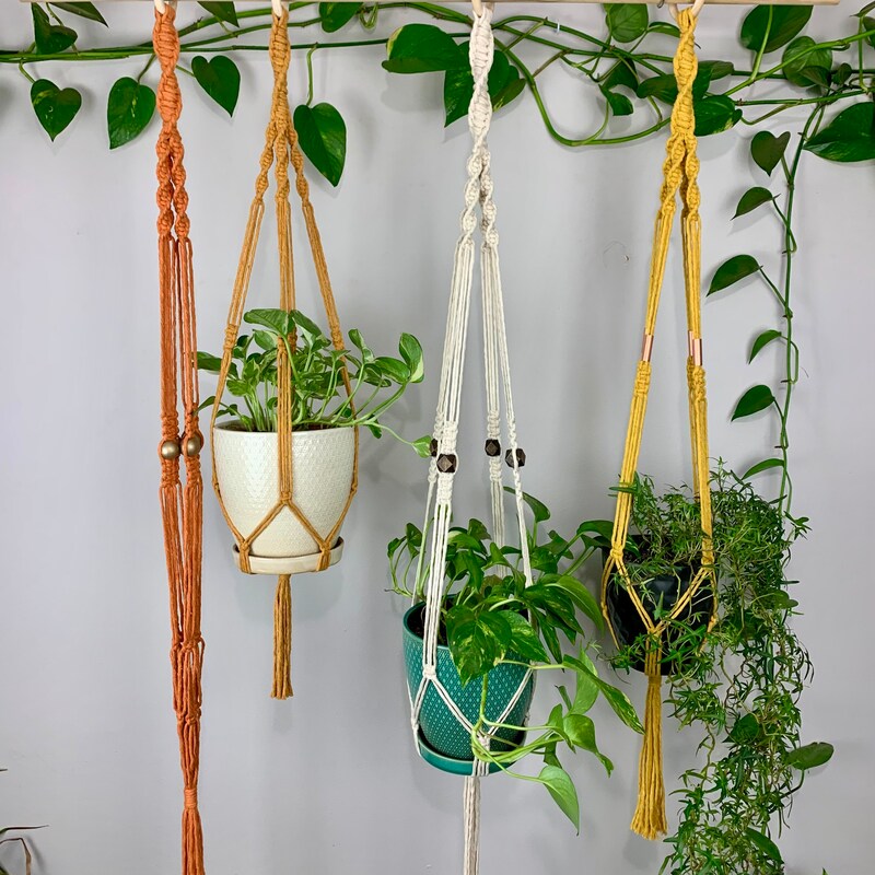 Macrame Plant Hangers - Etsy
