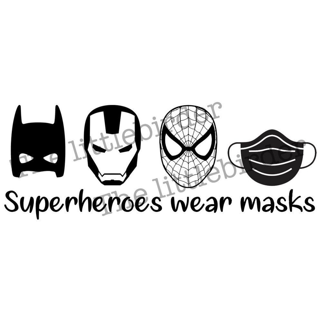 Superheroes Wear Masks - Etsy