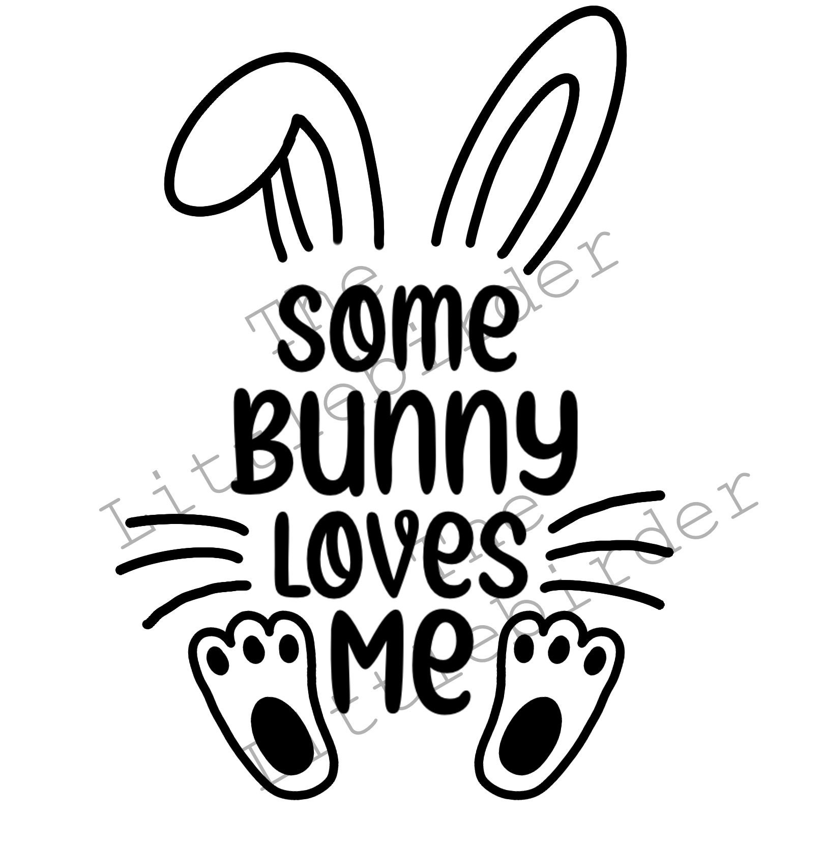 Some Bunny Loves Me Cut File - Etsy