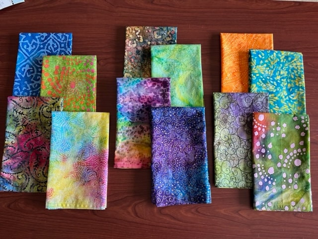 Batik Colorful Cloth Napkins - Etsy