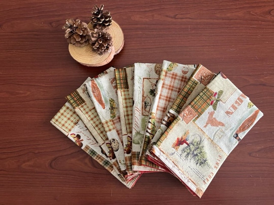 Cabin Themed Cloth Napkins Sets of 4, 6, or 8 - Etsy